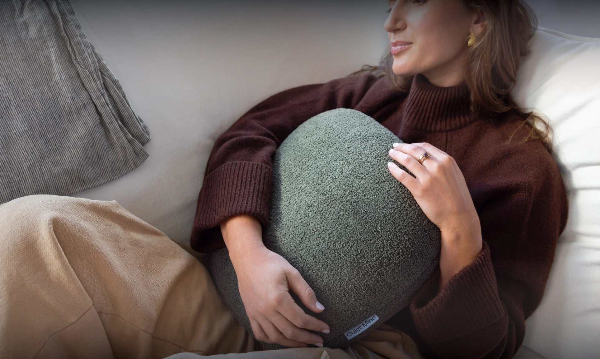Quiet Mind Weighted Pillows | Hold it, Hug it, Quiet your mind